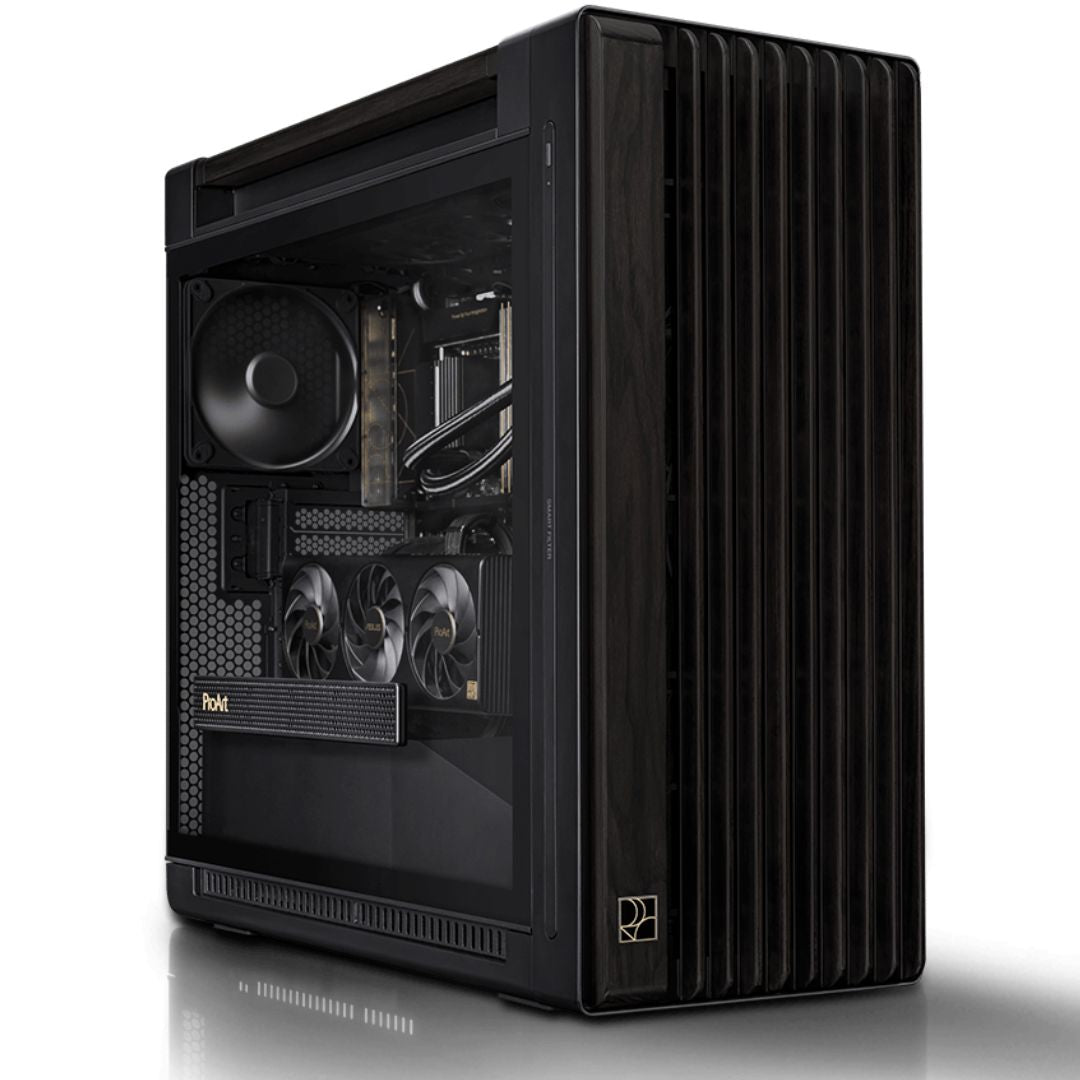 ASUS ProArt PA602 Wood Edition Tempered Glass Panel Mid Tower Case ...